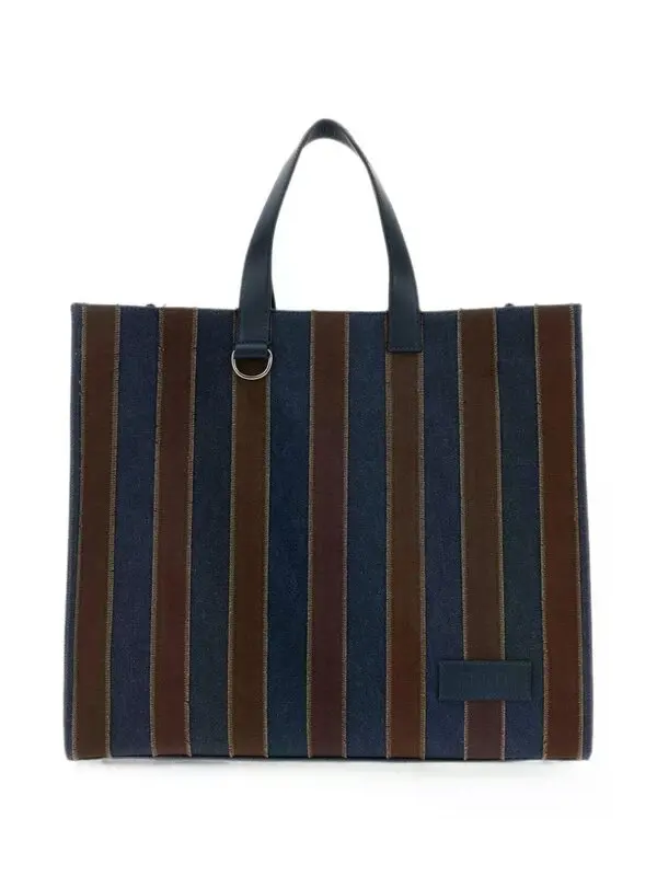 Fendi Pequin Shoulder Bag - Blue