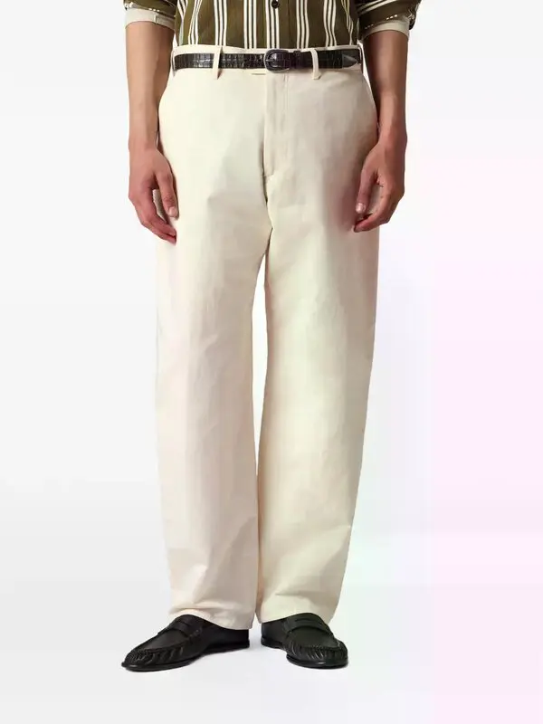 Paul Smith Logo Patch Straight Leg Trousers