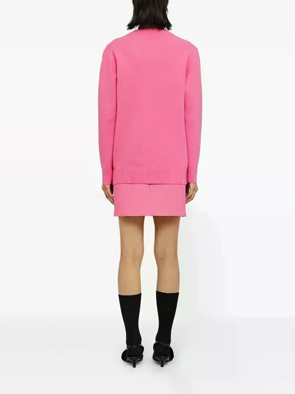 JIL SANDER V-neck Wool Cardigan