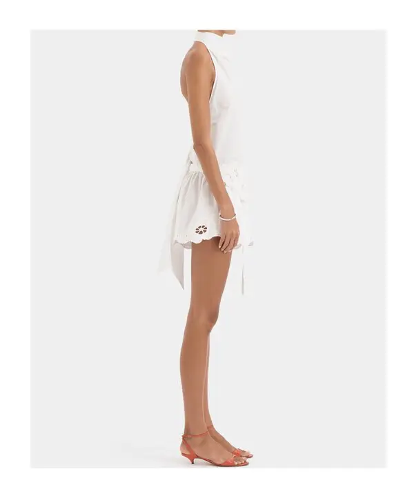 SIR. Klara Broderie-anglaise Drawstring Shorts