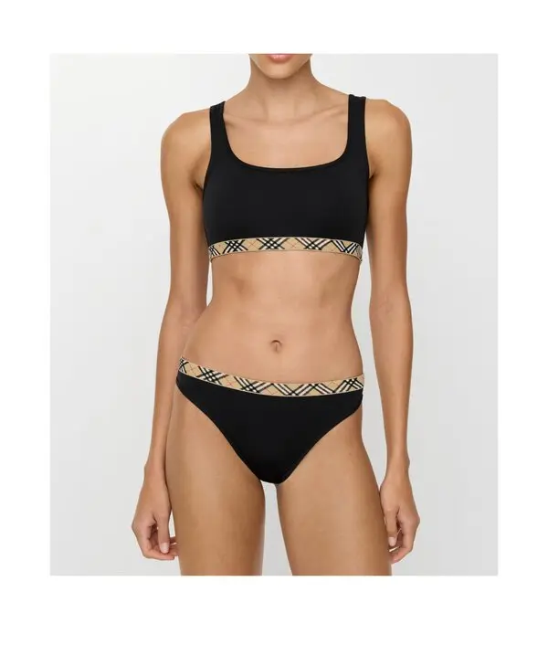 Burberry Check Trim Bikini Briefs