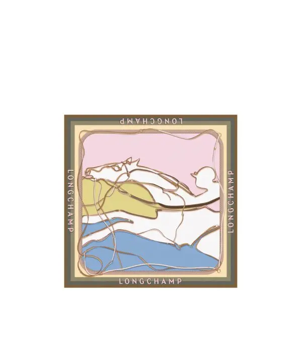 Longchamp A Toute Allure Silk Scarf 90