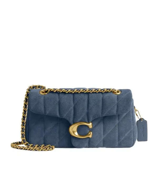 COACH Tabby 20 Logo Plaque Shoulder Bag