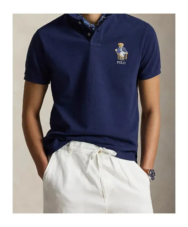 Polo Ralph Lauren Bear Embroidered Polo Shirt