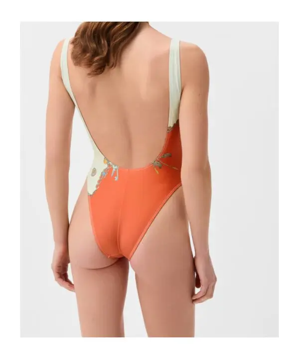 Versace Printed One-piece Swimsuit
