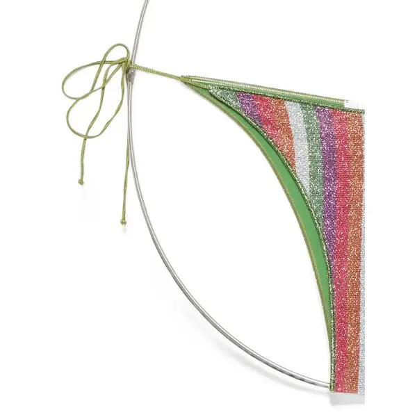 Oseree Striped Bikini Set