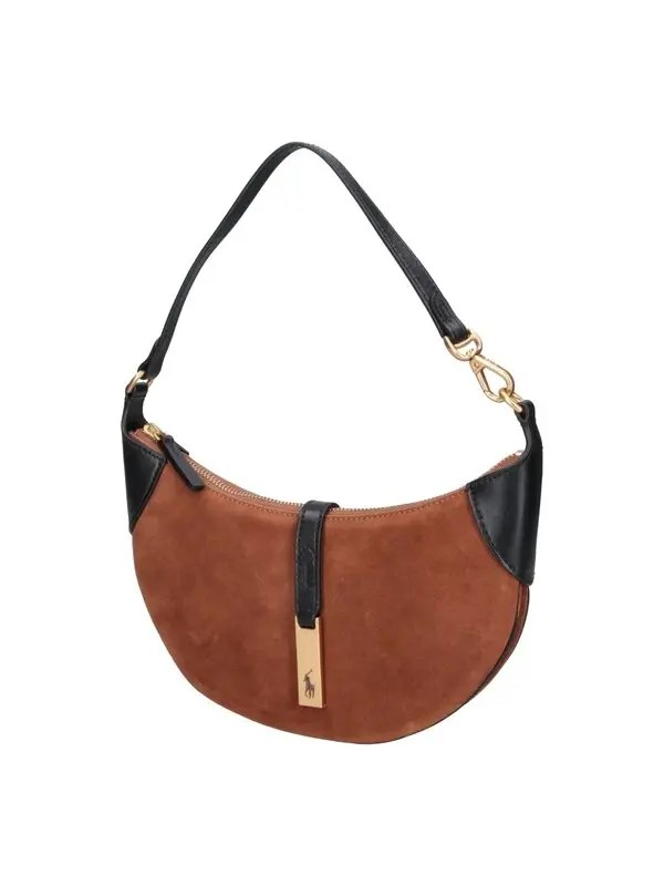 Polo Ralph Lauren Half-moon Shoulder Bag - Brown