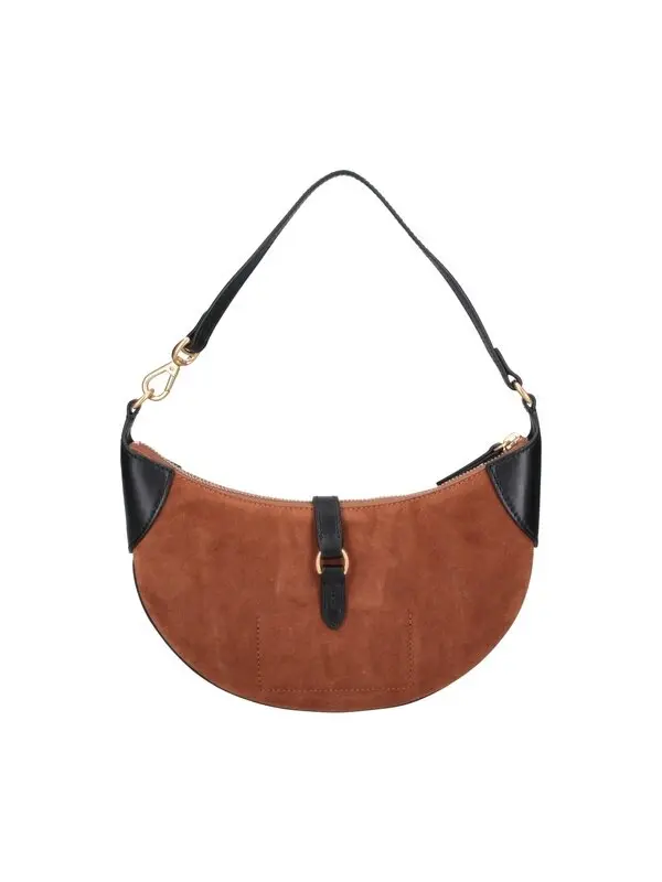 Polo Ralph Lauren Half-moon Shoulder Bag - Brown