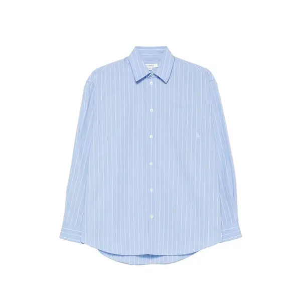 SPORTY  RICH Sporty & Rich Striped Long Sleeve Shirt - No