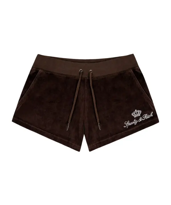 SPORTY  RICH Drawstring Shorts