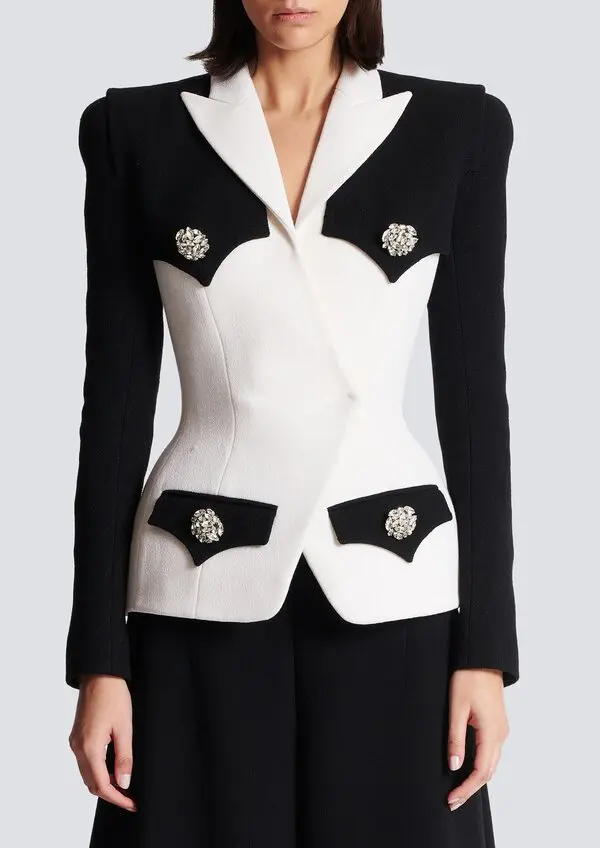 Balmain Double Crepe Jacket