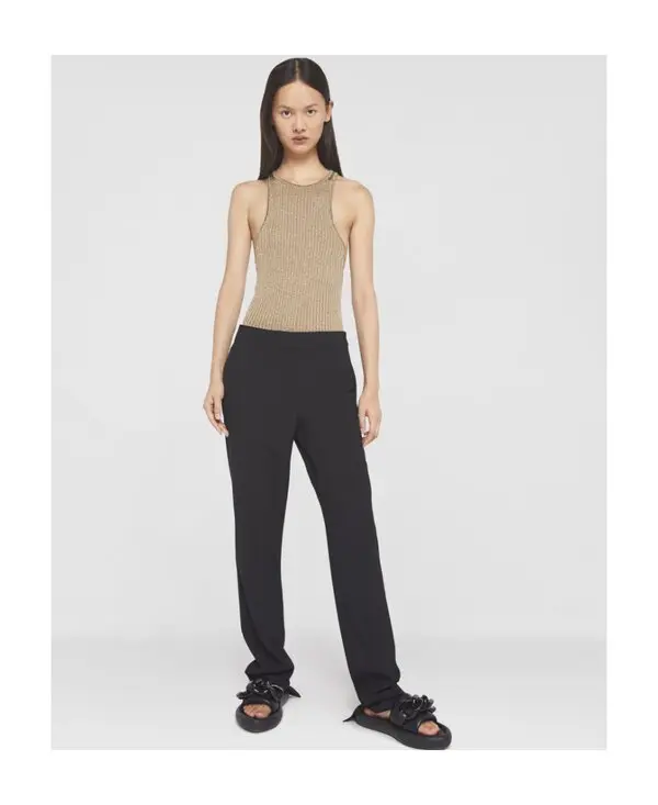 Stella McCartney Split Cuff Straight Leg Trousers