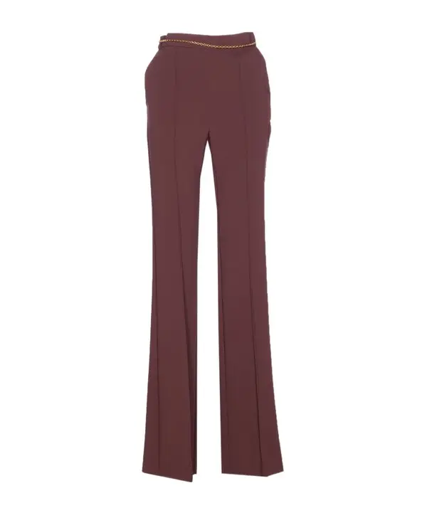 Elisabetta Franchi Chain Detailed Trousers