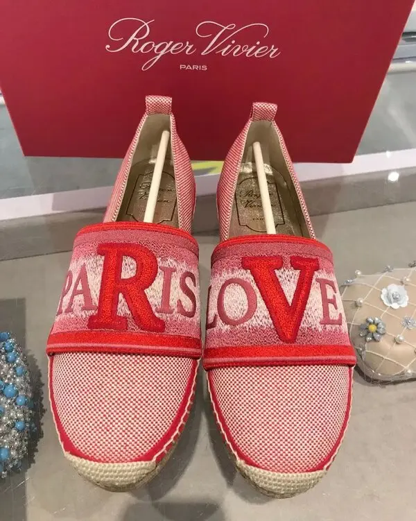 ROGER VIVIER Embellished Espadrilles