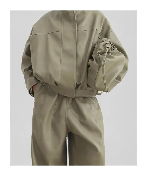 THE FRANKIE SHOP Veren Panelled Bomber Jacket
