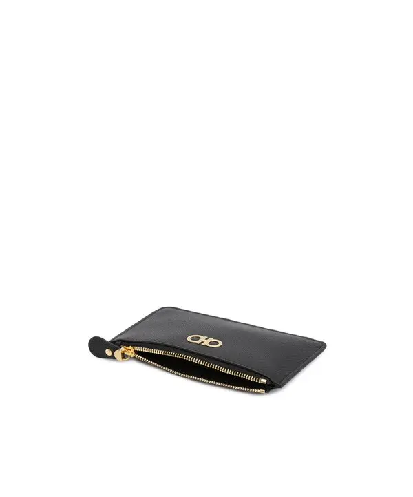 FERRAGAMO Zip Card Bag Wallet