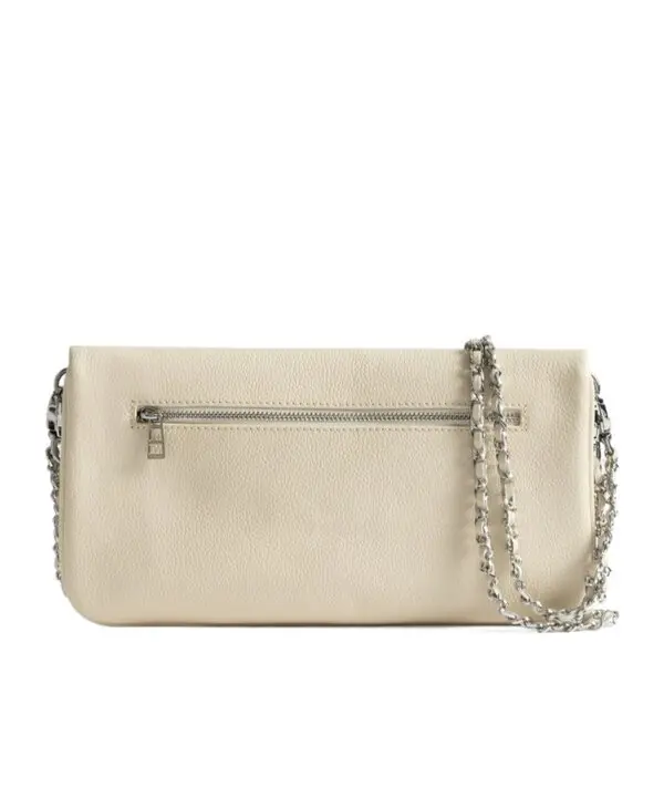 Zadig&Voltaire Rock Logo Plaque Clutch Bag - Flash