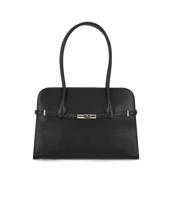 Furla Goccia Arch Logo Large Handbag - Black