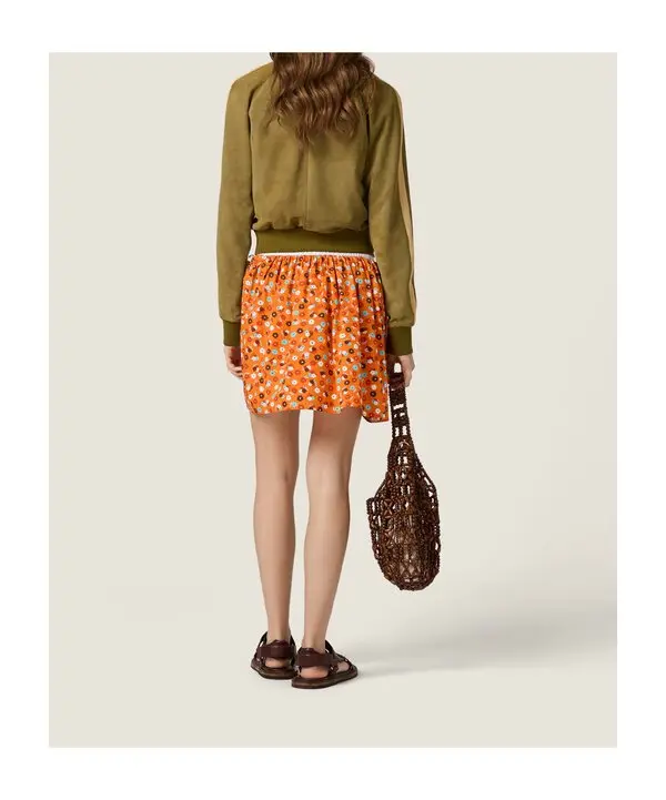 Miu Miu Waxed Suede Jacket