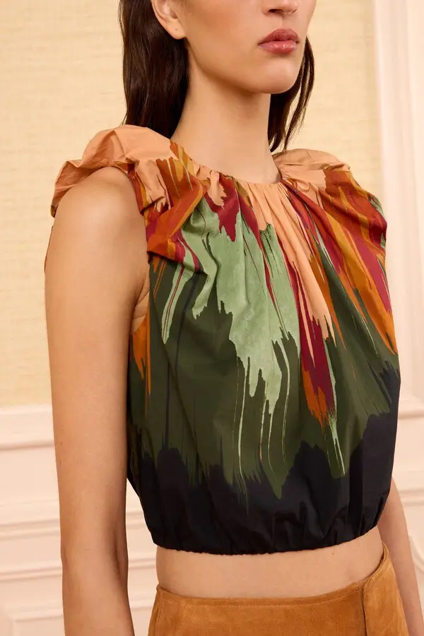 Ulla Johnson Gracie Cotton Top - Agate