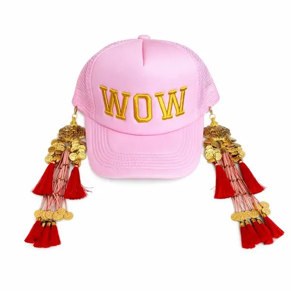 JULIA CLANCEY Wow Dream & Red Dream Trucker Cap - Pink