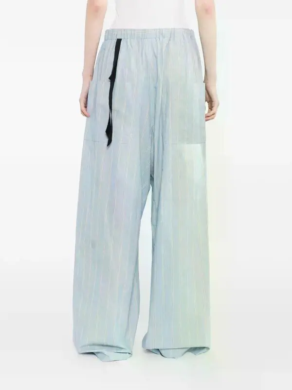 MARINA YEE Striped Drawstring Trousers