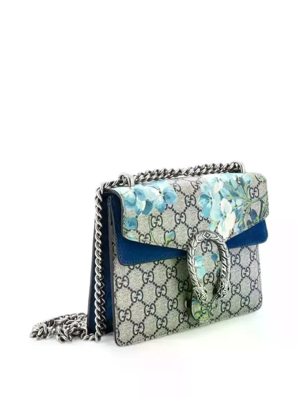 Gucci Dionysus Blooms Print Gg Coated Canvas Mini Shoulder Bag