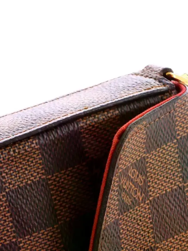 LOUIS VUITTON Felicie Pochette Damier Crossbody Bag - Brown