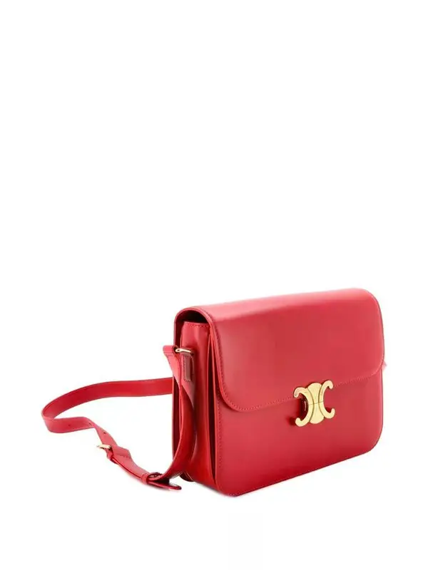 Celine Triomphe Shoulder Bag In Smooth Calfskin