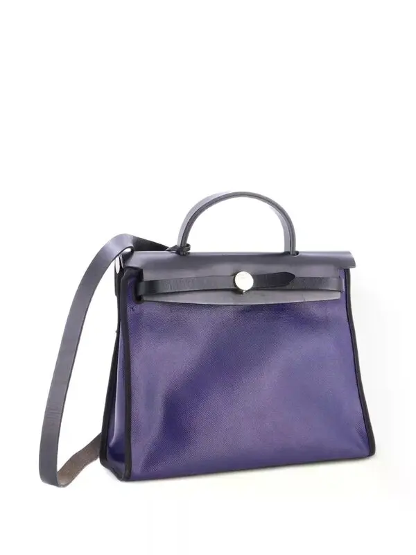 Hermès Herbag Zip Berline Shoulder Bag - Blue