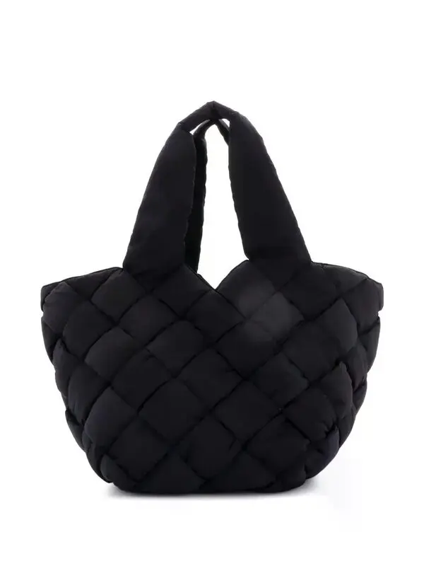 Bottega Veneta Cassette Paper Intrecciato Tote Bag - Black