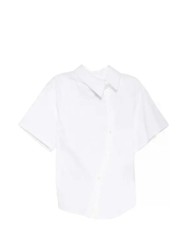 SYSTEM Asymmetric Button-up Shirt