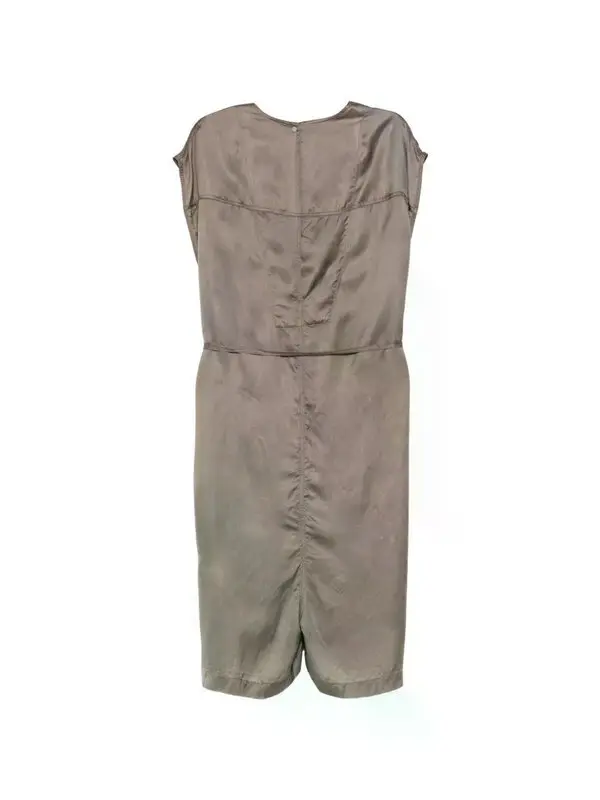 Rick Owens Dark V-neck Cap Sleeve Jumpsuit - Grey