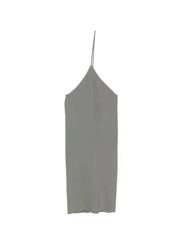 Rick Owens Asymmetric Bias-cut Dress - Grey