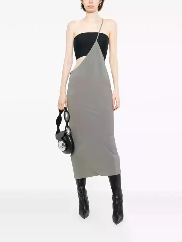 Rick Owens Asymmetric Bias-cut Dress