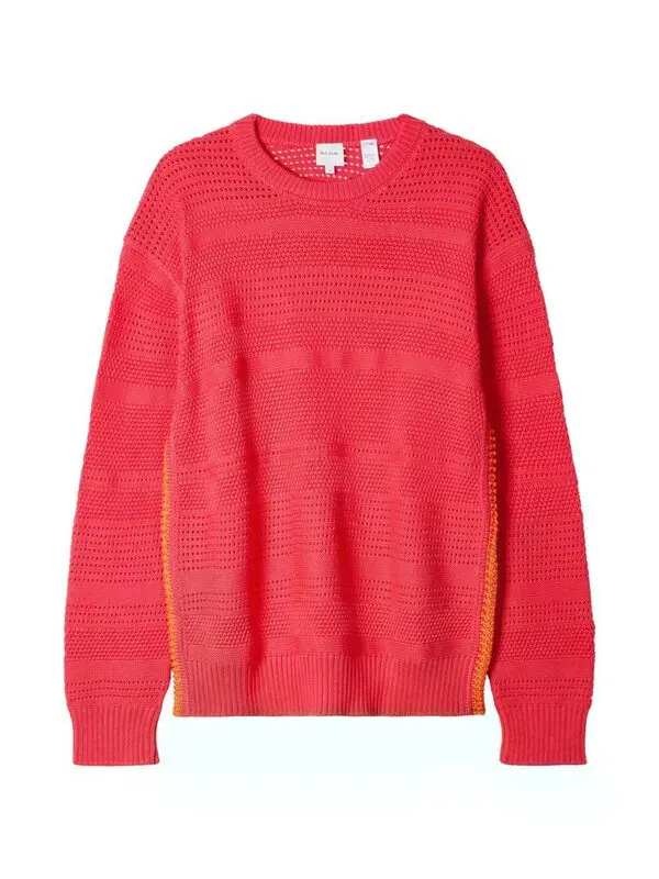 Paul Smith Open-knit Striped Sweater