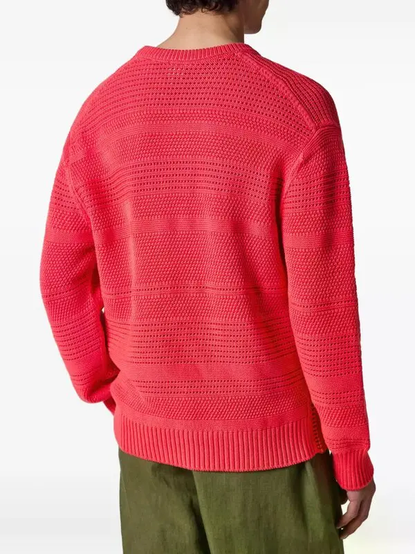 Paul Smith Open-knit Striped Sweater