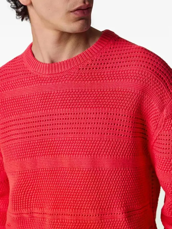 Paul Smith Open-knit Striped Sweater