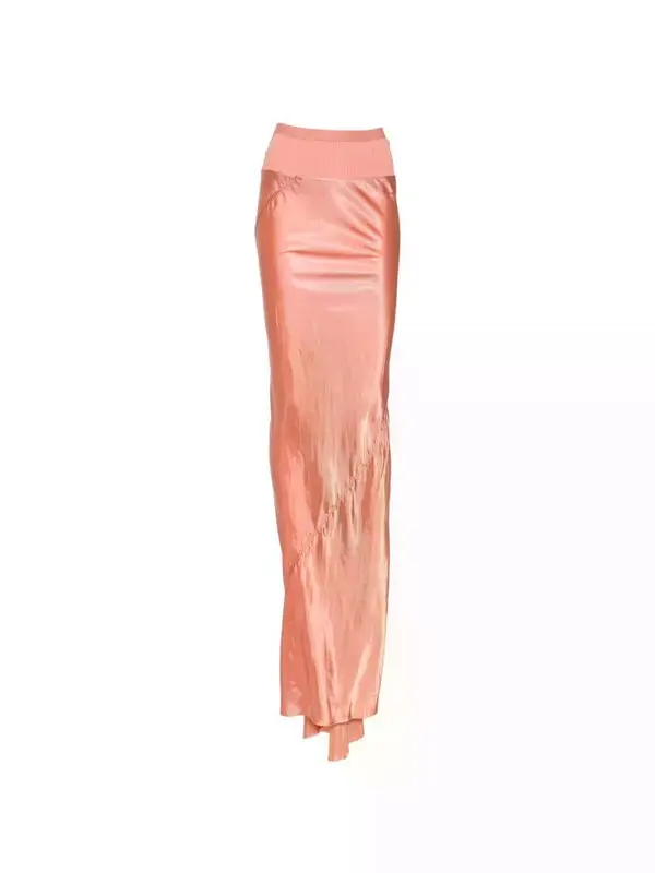 Rick Owens Slim Long Coda Skirt - Orange