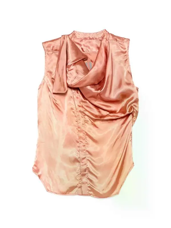 Rick Owens Asymmetrical Island Top - Pink