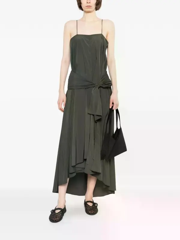 SYSTEM Asymmetric Spaghetti-strap Dress