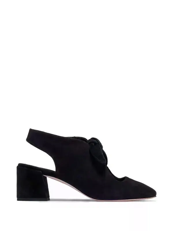 Bernardo Angelina Bow-detail Slingback Pumps - Black