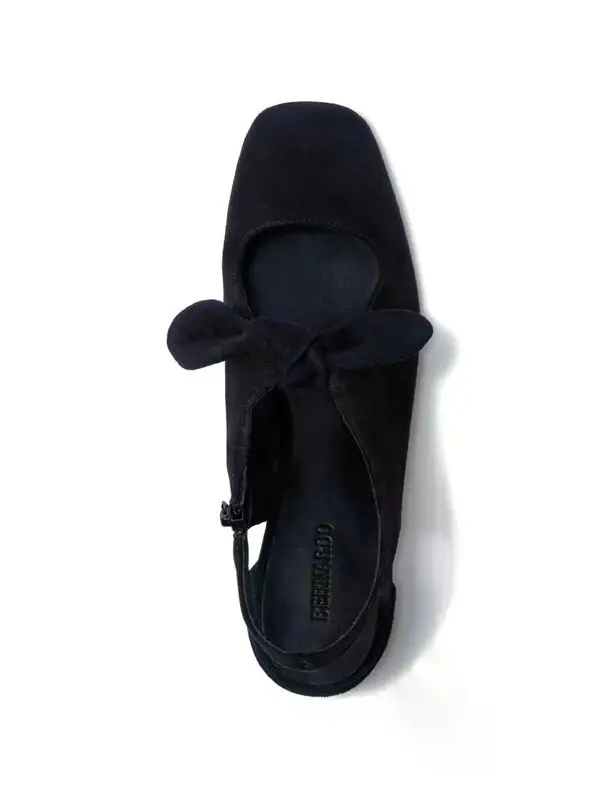Bernardo Angelina Bow-detail Slingback Pumps