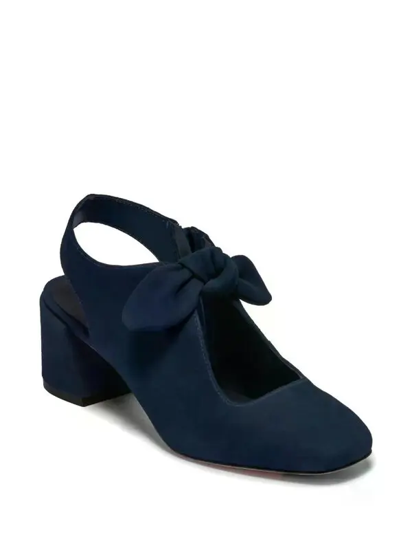 Bernardo Bow-detail Slingback Pumps