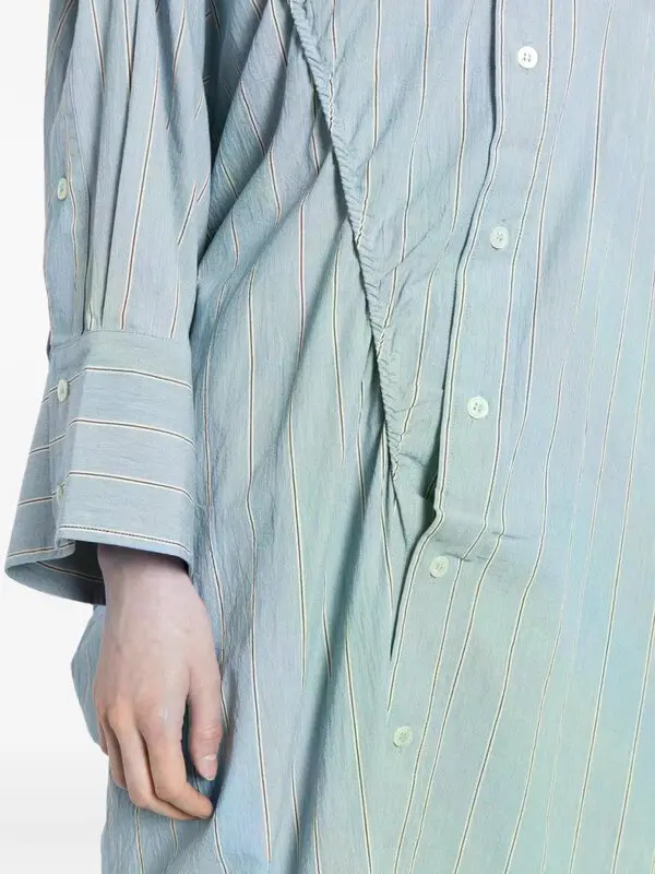 MARINA YEE Twister Striped Shirt