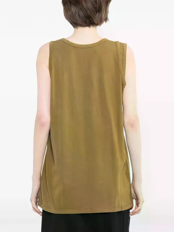 MARINA YEE Layered-neck Tank Top