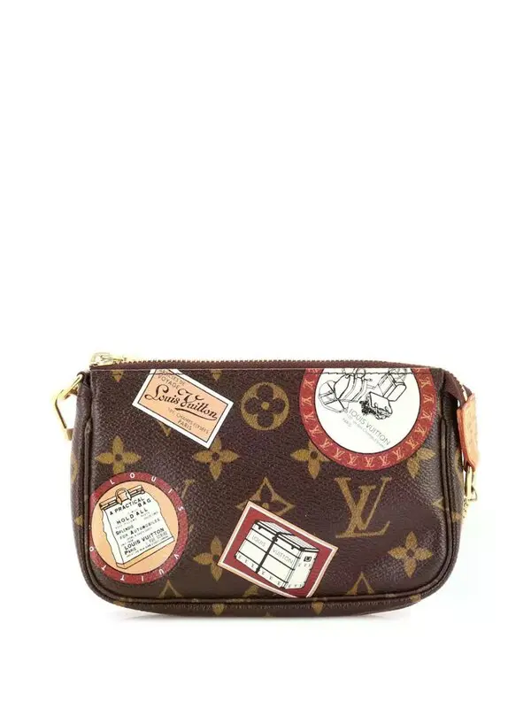 LOUIS VUITTON Monogram Canvas Pochette Accessoires Limited Edition Mini Clutch Bag