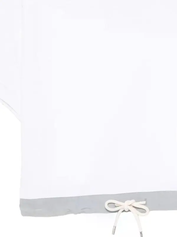 SYSTEM Color-block Panel Polo Top