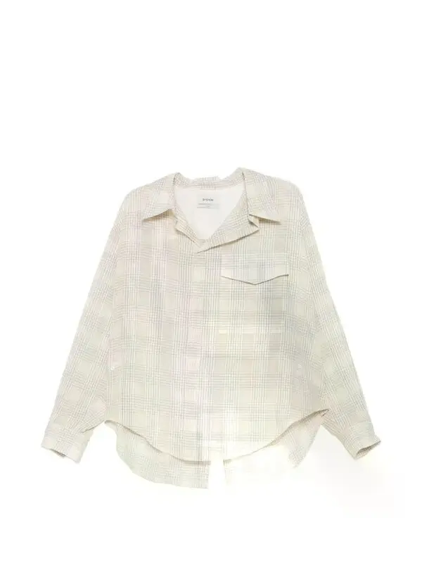 SYSTEM Transformable Checked Shirt