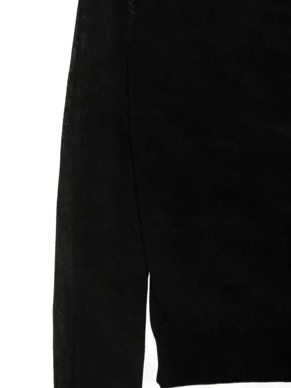 SYSTEM Contrast-panel Knitted Top